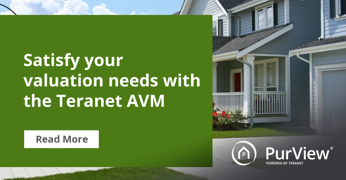 Satisfy your valuation needs with the Teranet AVM